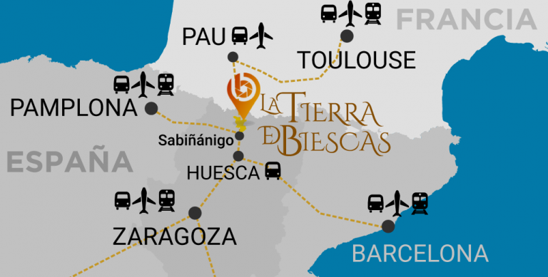 LLEGAR A BIESCAS | Turismo en la Tierra de Biescas