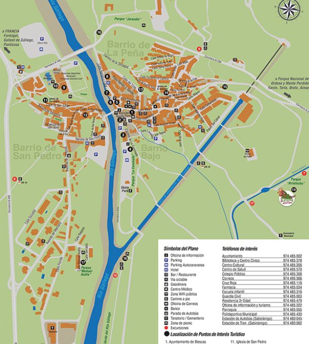 FOLLETOS TURÍSTICOS | Turismo en la Tierra de Biescas